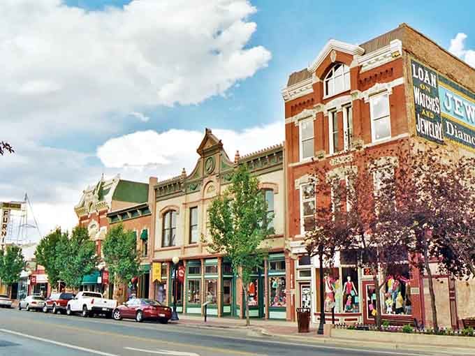 These beautifully preserved storefronts remind you that some cities still value history over another generic glass tower nobody asked for.