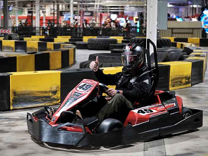 That thumbs up says "I just lived my best life" louder than any Instagram caption ever could.