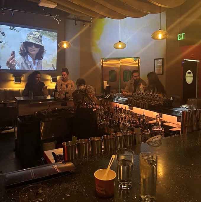 The bar buzzes with energy as guests discover their new favorite hidden spot in Denver's RiNo.