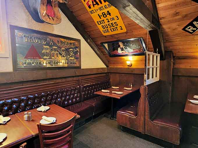 The train car interior maintains its authentic charm while serving up comfort food that keeps locals coming back regularly.