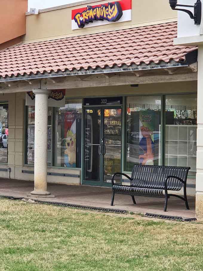 Pokemaniacs storefront proves this mall caters to every generation, from Boomers to their nostalgic grandkids.