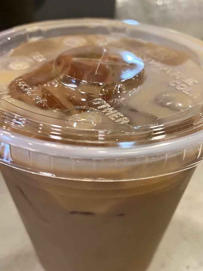 Iced coffee that's smooth, rich, and ready to fuel your next donut-related decision-making session.