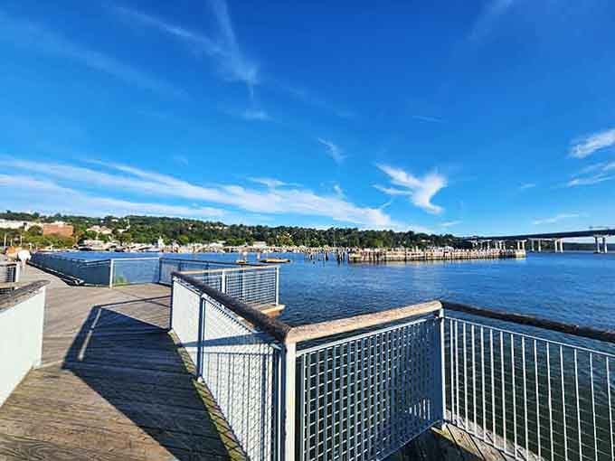 Observation decks jut out over the water, offering front-row seats to one of nature's best shows.