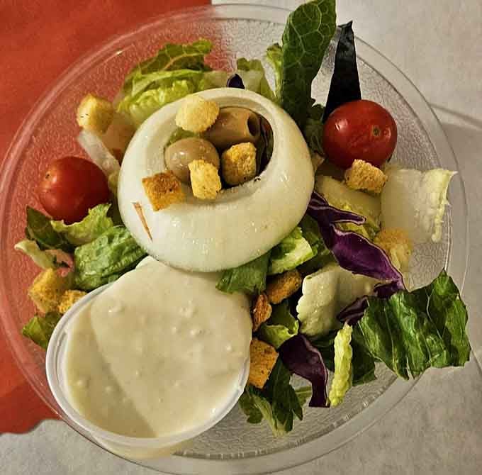 Even the salads get the royal treatment, because vegetables deserve their moment in the spotlight.