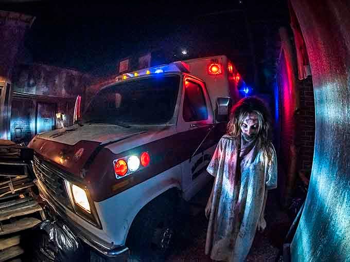 Her blood-splattered dress and thousand-yard stare suggest she's had a really bad day, and yours is about to get worse.