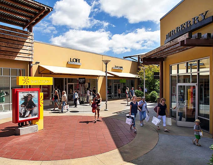 Sunny days transform this place into a shopping paradise where everyone's hunting for their next great find.