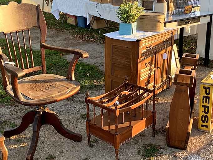 Furniture finds that prove one person's attic exile is another person's living room centerpiece waiting to happen.