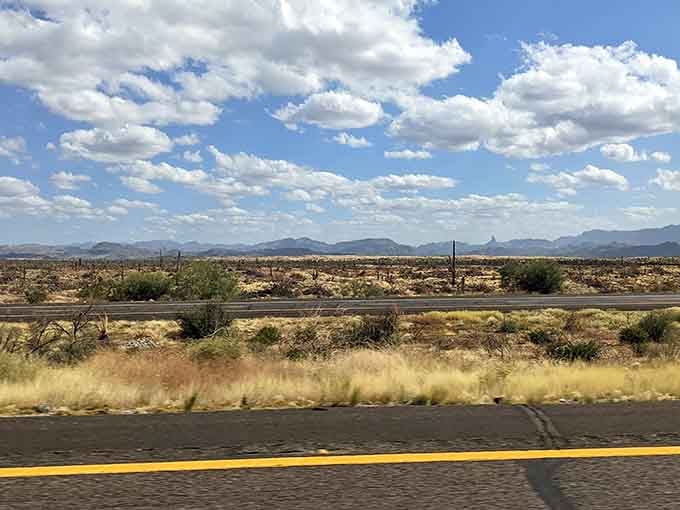 The drive to Show Low crosses high desert landscapes where big sky country meets affordable living in perfect harmony.