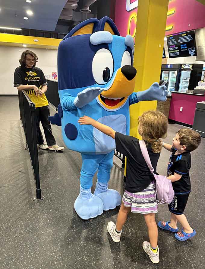 When a friendly mascot shows up, suddenly you're the coolest parent in the entire Phoenix metro area.