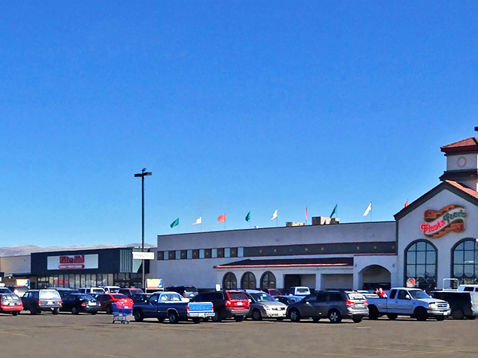 Mid Valley Mall parking lot actually has spaces available, a concept foreign to urban shoppers everywhere.