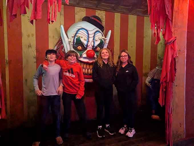 That clown's smile suggests it knows exactly what's about to happen to you.