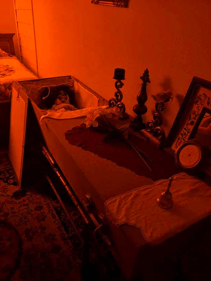 Victorian mourning traditions meet modern thrills in this carefully curated display of the macabre and mysterious.