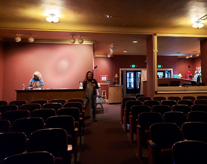 The theater's warm interior invites you to settle in and prepare for an evening of exceptional live performance.