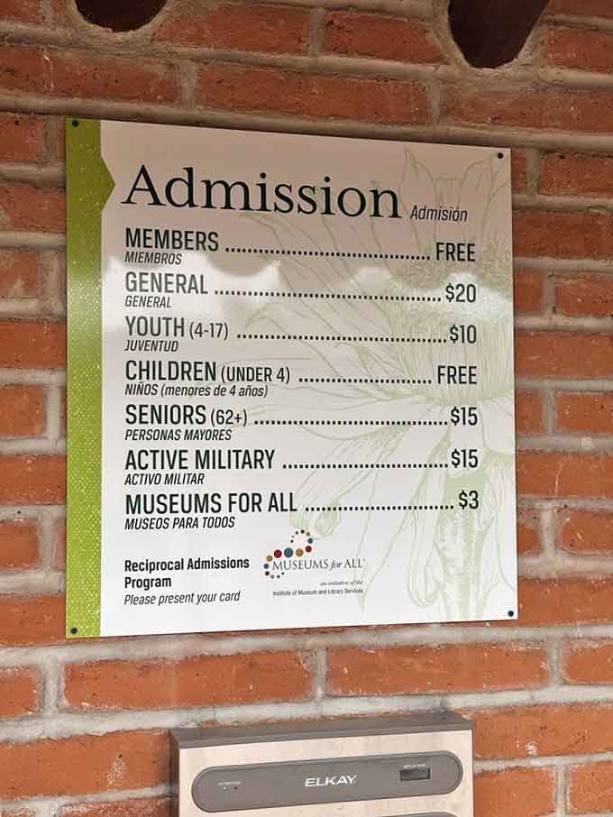 Admission pricing accommodates everyone from families to seniors, making this desert sanctuary accessible to all curious souls.