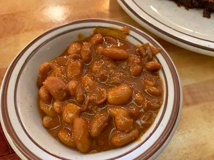 Beans cooked low and slow become the supporting actor that steals every scene on your cafeteria tray of dreams.