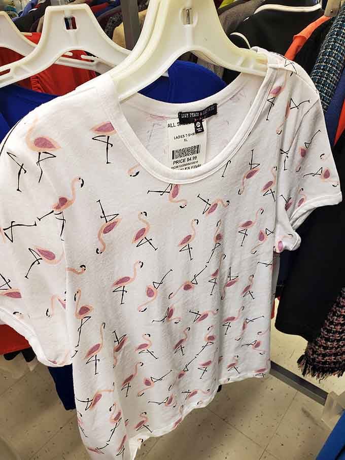 That flamingo shirt is giving serious Florida retirement vibes, and we're absolutely here for it every time.