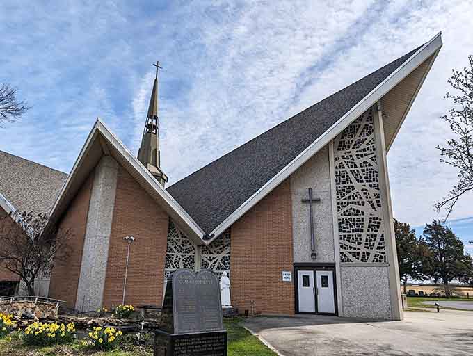 St. Padre Pio Parish's modern architecture adds spiritual beauty to this surprisingly diverse community landscape.