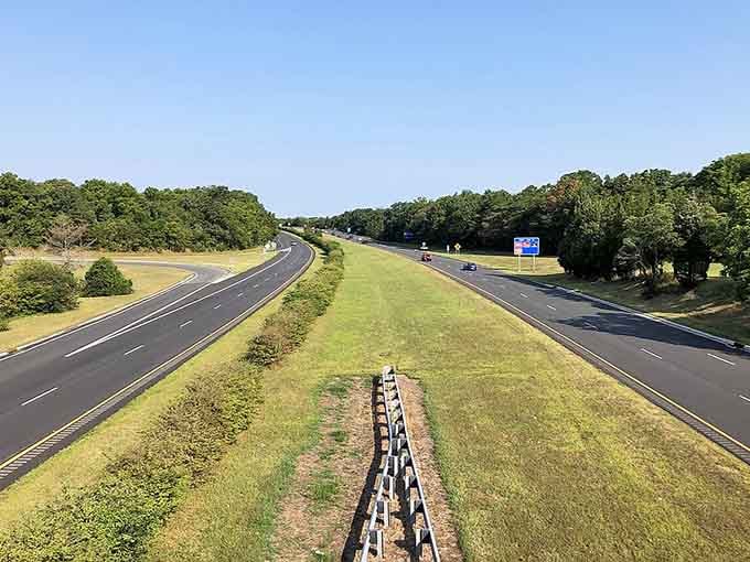Wide open highways mean you can actually drive without white-knuckling the steering wheel for once in Jersey.