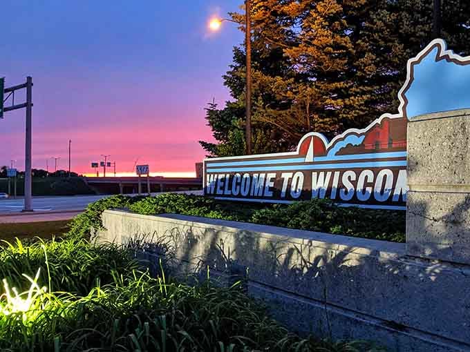 When the sky puts on a show like this at the border, you know you've arrived somewhere truly special.