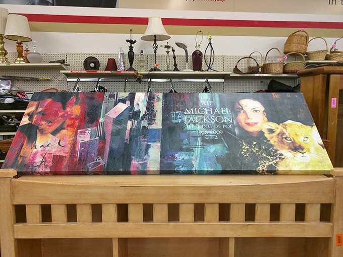 Someone's Michael Jackson collection found new life here, proving that one person's nostalgia is another's treasure.