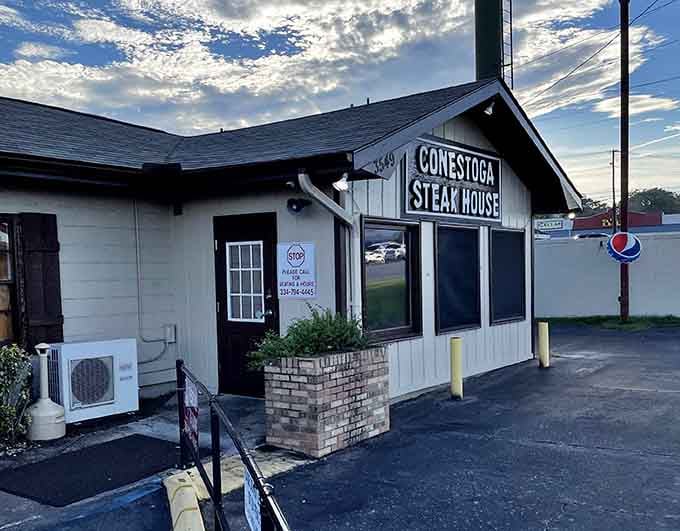 This modest cottage-style building proves the best steakhouses don't need flash, just consistently excellent beef and service.