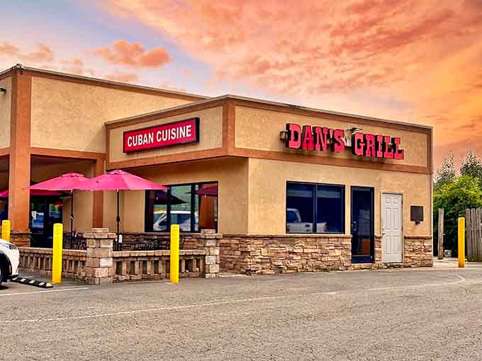 Cuban cuisine in the mountains might surprise you, but that sunset glow promises flavors worth the discovery.