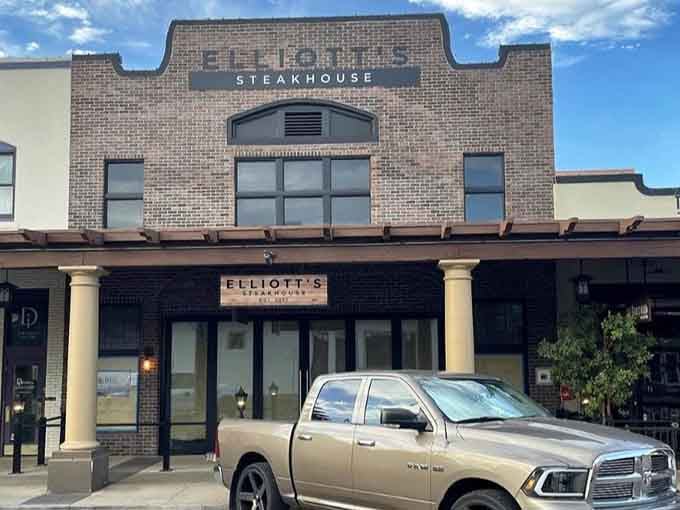 This brick facade whispers sophistication while promising steaks that live up to downtown Chandler's historic charm and character.