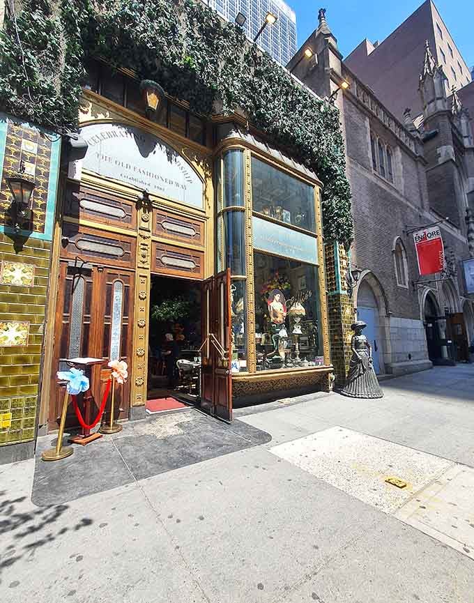 Gilded columns and Victorian elegance frame this Union Square gem where dining feels like visiting a wealthy relative's mansion.