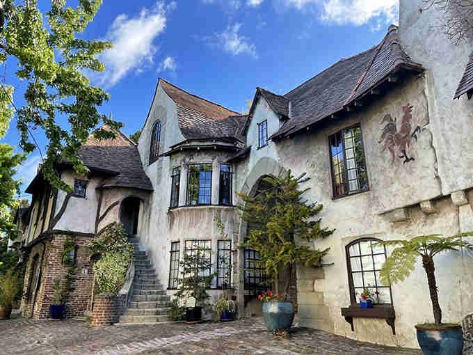 Curved windows and weathered plaster walls transport you straight into a French fairy tale without the jet lag.