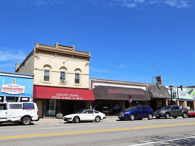 Classic storefronts with their original architectural details remind you when craftsmanship mattered more than speed.