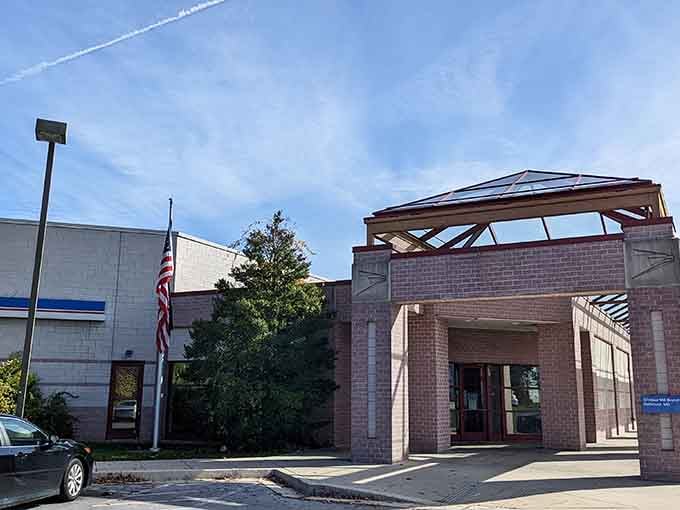 Clean lines and thoughtful design create welcoming public spaces where community services meet neighbors with genuine care and attention.