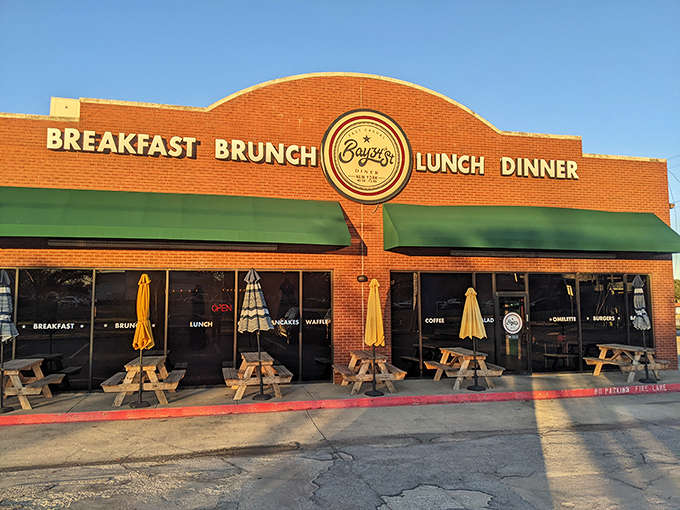 Those picnic tables out front suggest sunny days enjoying breakfast burritos and strong coffee with friends and neighbors.