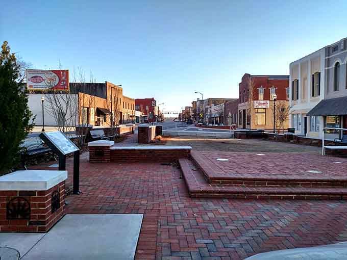 Morning light hitting historic buildings creates shadows and warmth that no Instagram filter could ever hope to replicate authentically.