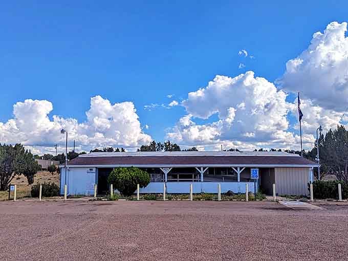 Pine-covered hills embrace this high-country retreat where blue skies and fresh air are daily gifts.