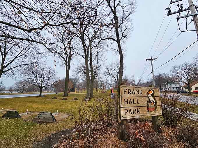 Frank Hall Park provides green space for recreation, relaxation, and those impromptu games that create lasting memories.