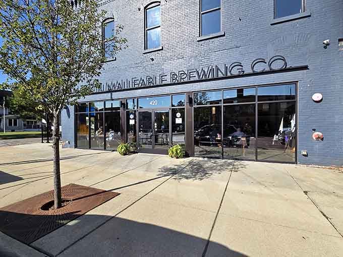 Albion Malleable Brewing Company brings craft beer culture to Superior Street, where locals gather without Manhattan-level drink prices.