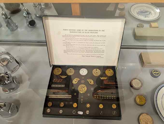 Tiny watch components that required steady hands, perfect vision, and probably nerves of absolute steel to assemble properly.