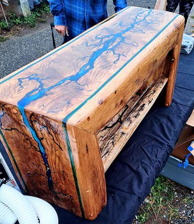 Live-edge wood furniture that brings nature indoors, handcrafted with skill that makes IKEA instructions look absolutely ridiculous.