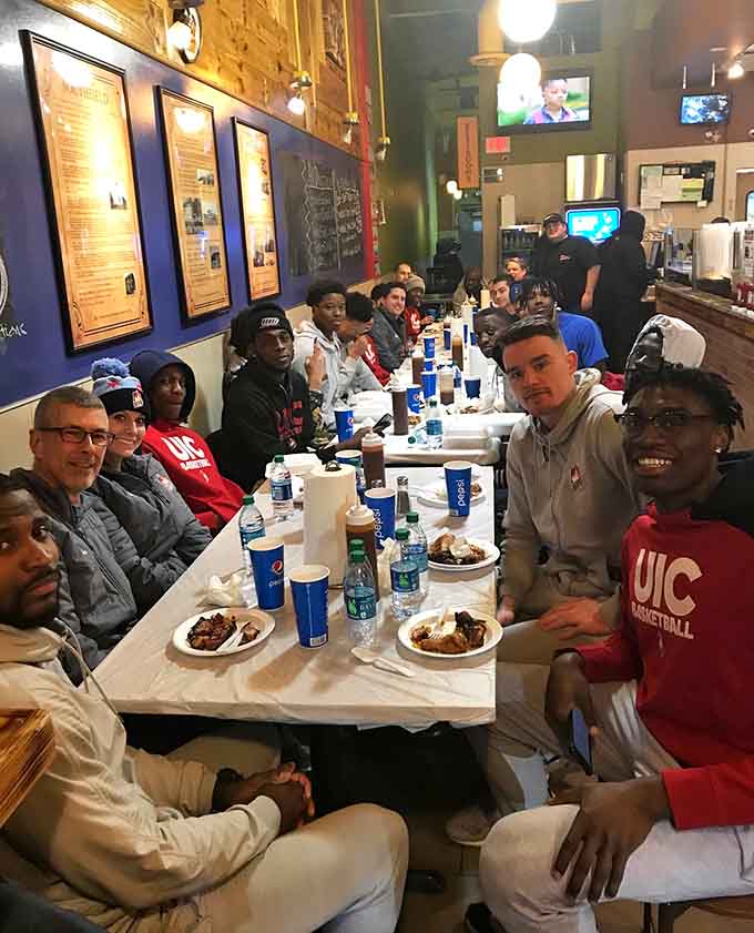 When a table fills up like this, you know word has gotten out about something truly special happening.