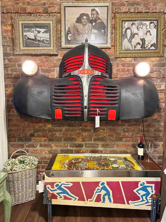 Vintage automotive art meets classic gaming, because your man cave deserves authentic cool factor.