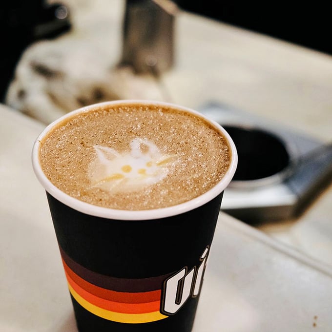 Even the coffee gets the artisan treatment here, because why should cheese have all the fun, right?