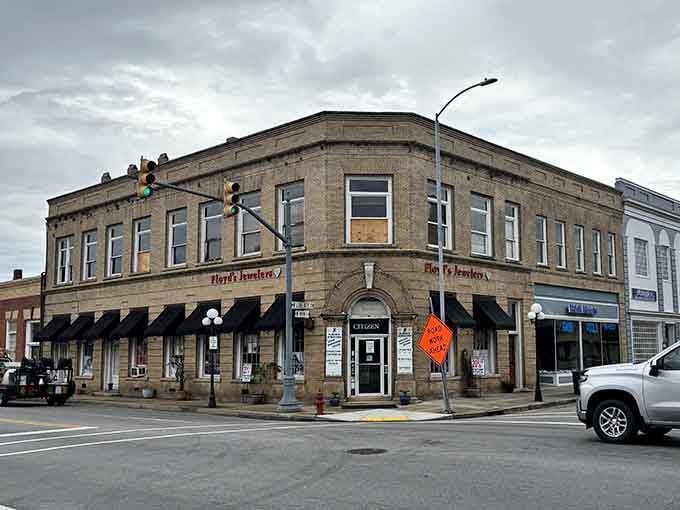 Floyd's Jewelers corner building has been watching over downtown longer than most of us have been alive.