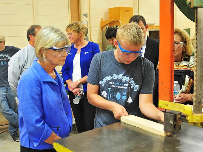Students learn traditional crafts at Berea College, keeping skills alive that Amazon can't replicate with two-day shipping.