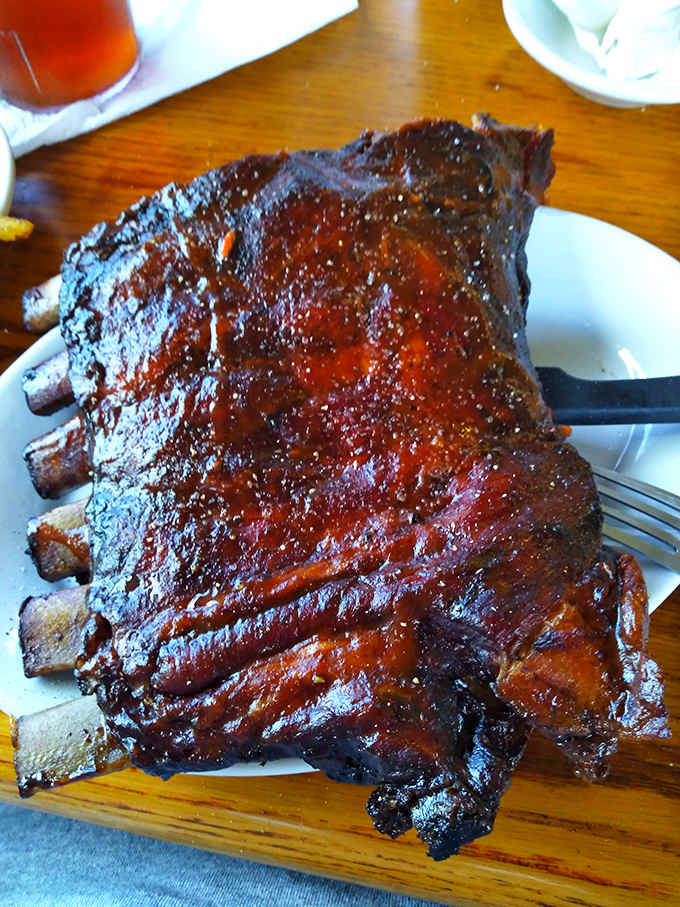 Ribs with a bark so beautiful and meat so tender, they deserve their own standing ovation.