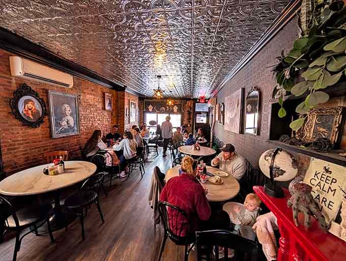 The dining room buzzes with happy customers who've discovered that waiting in line was absolutely worth every single minute.
