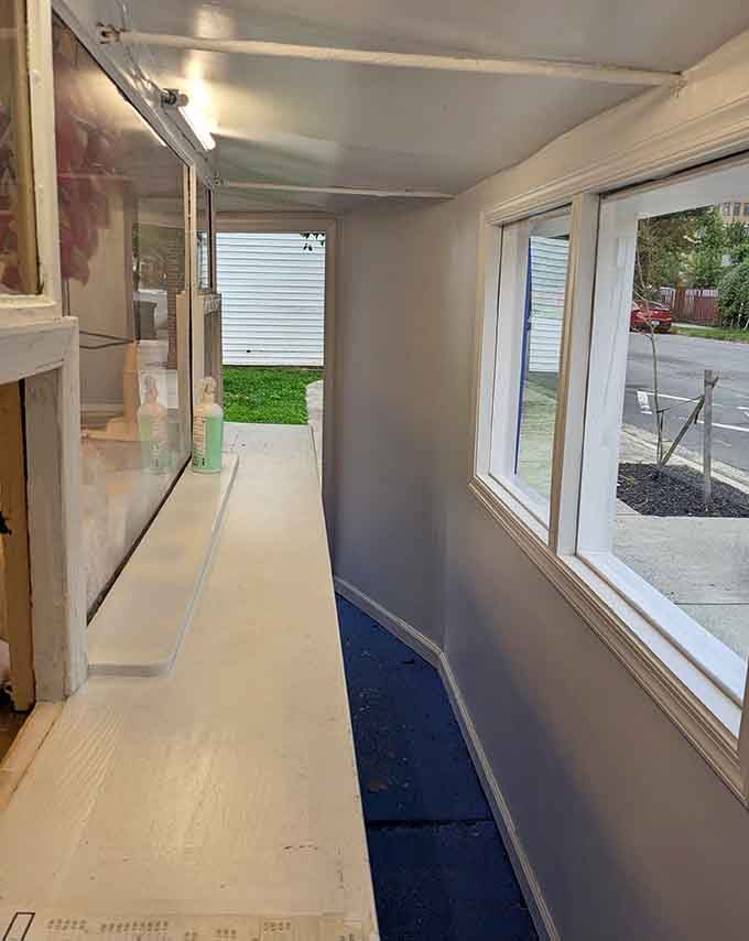 The narrow corridor where magic happens, no fancy equipment required, just skill and dedication.