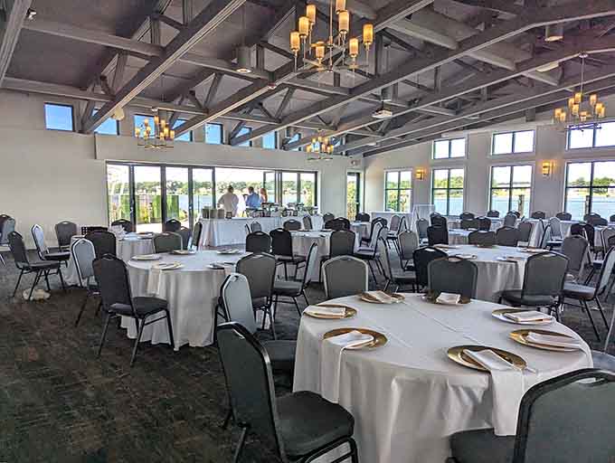 Event space with panoramic water views transforms ordinary gatherings into occasions people will actually remember fondly for years.