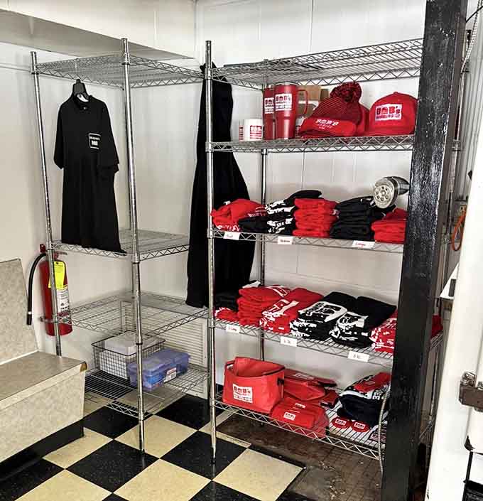 Bob's Hamburg merchandise for those who want to wear their burger loyalty literally on their sleeves.