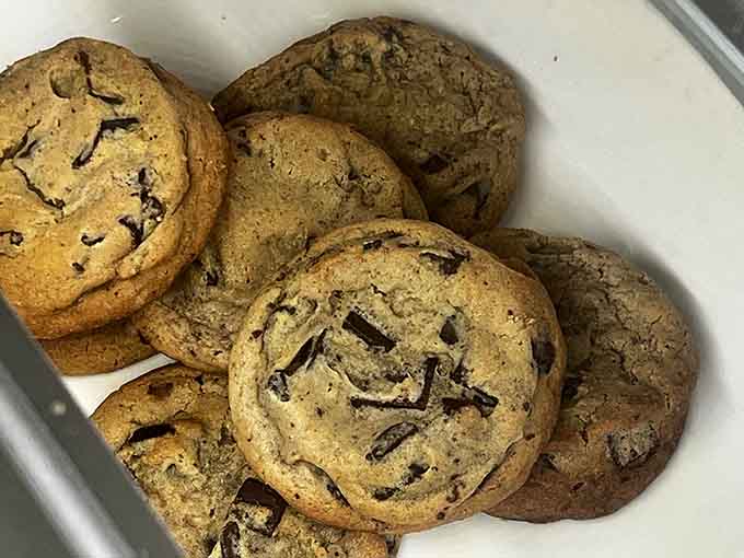 Fresh-baked cookies that look like they're auditioning for the role of "Best Supporting Dessert" in your life.