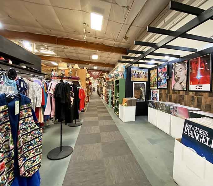 Wide aisles mean comfortable browsing without doing that awkward shuffle-dance around other shoppers constantly throughout your visit.